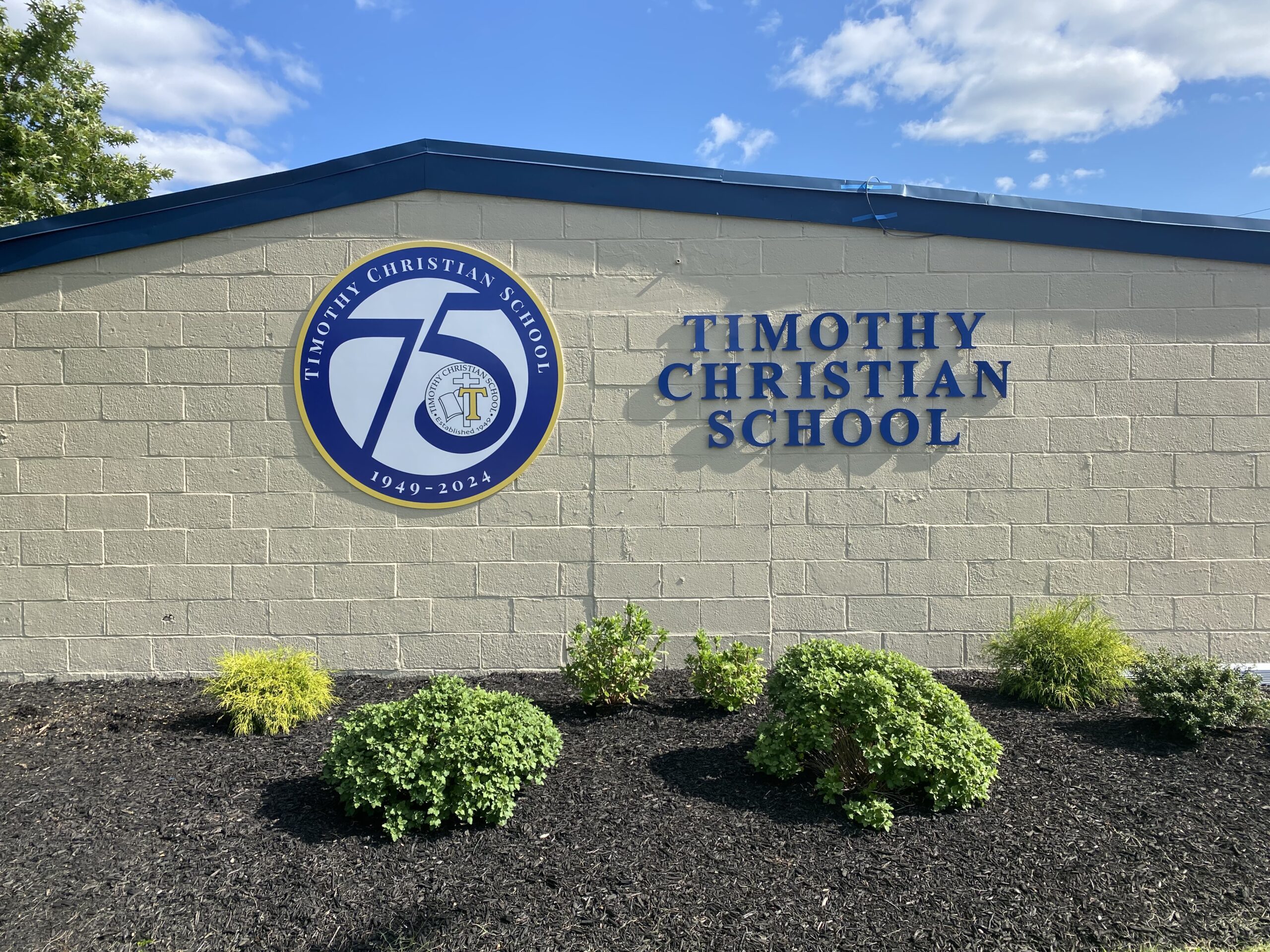 A New Look for TCS' 75th Anniversary! - Timothy Christian School